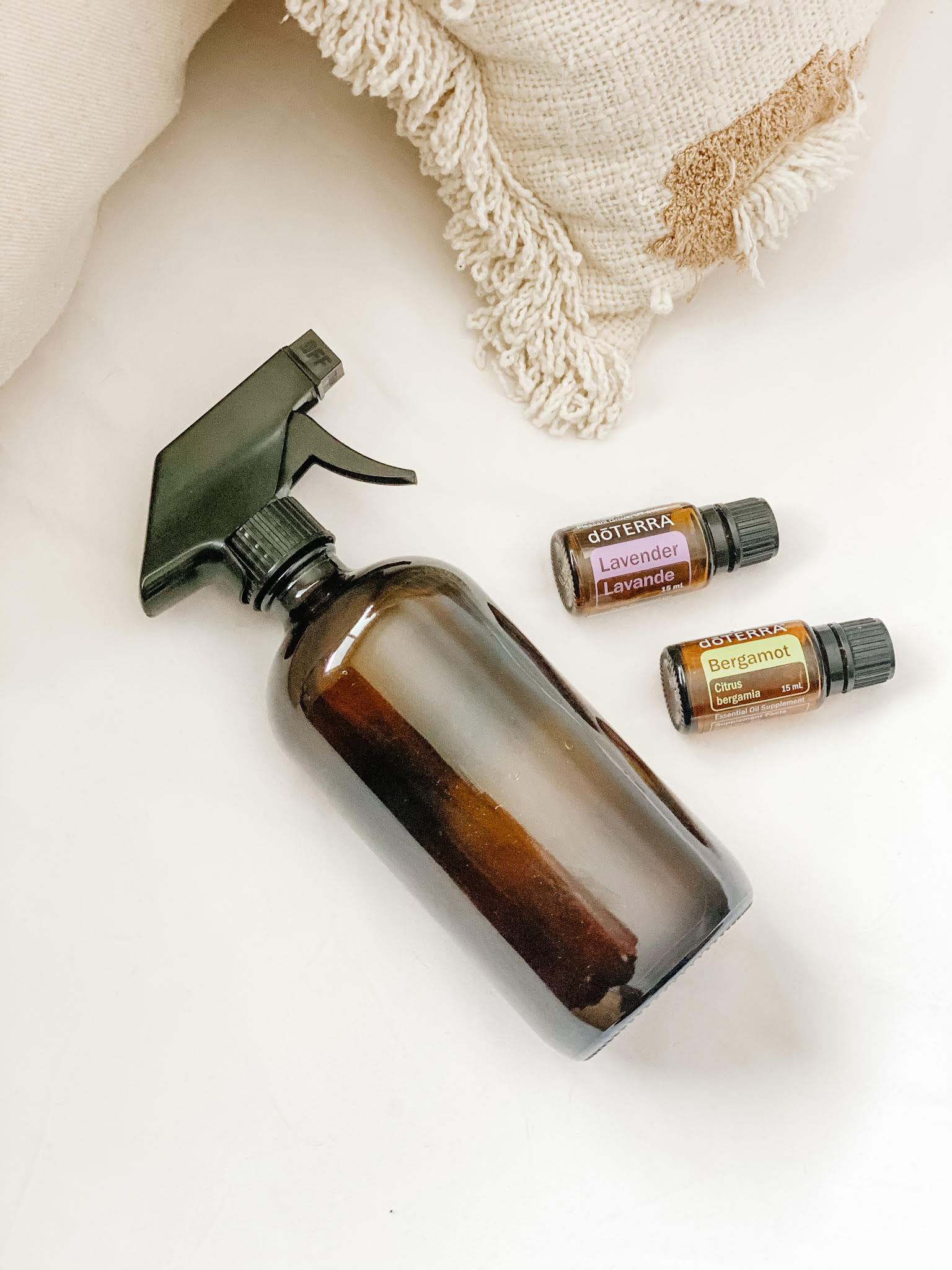 How To Make DIY Essential Oil Linen Spray - Abbey Verigin