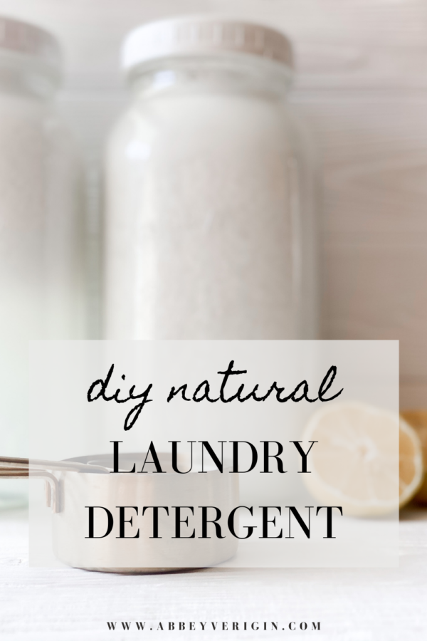Homemade Natural Laundry Detergent | How To Clean Your Clothes ...