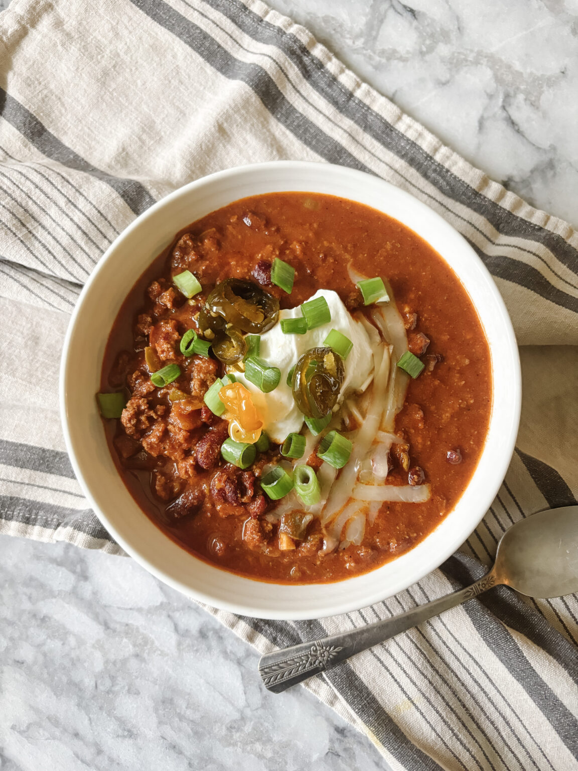 The Best From Scratch Chili Recipe - Abbey Verigin